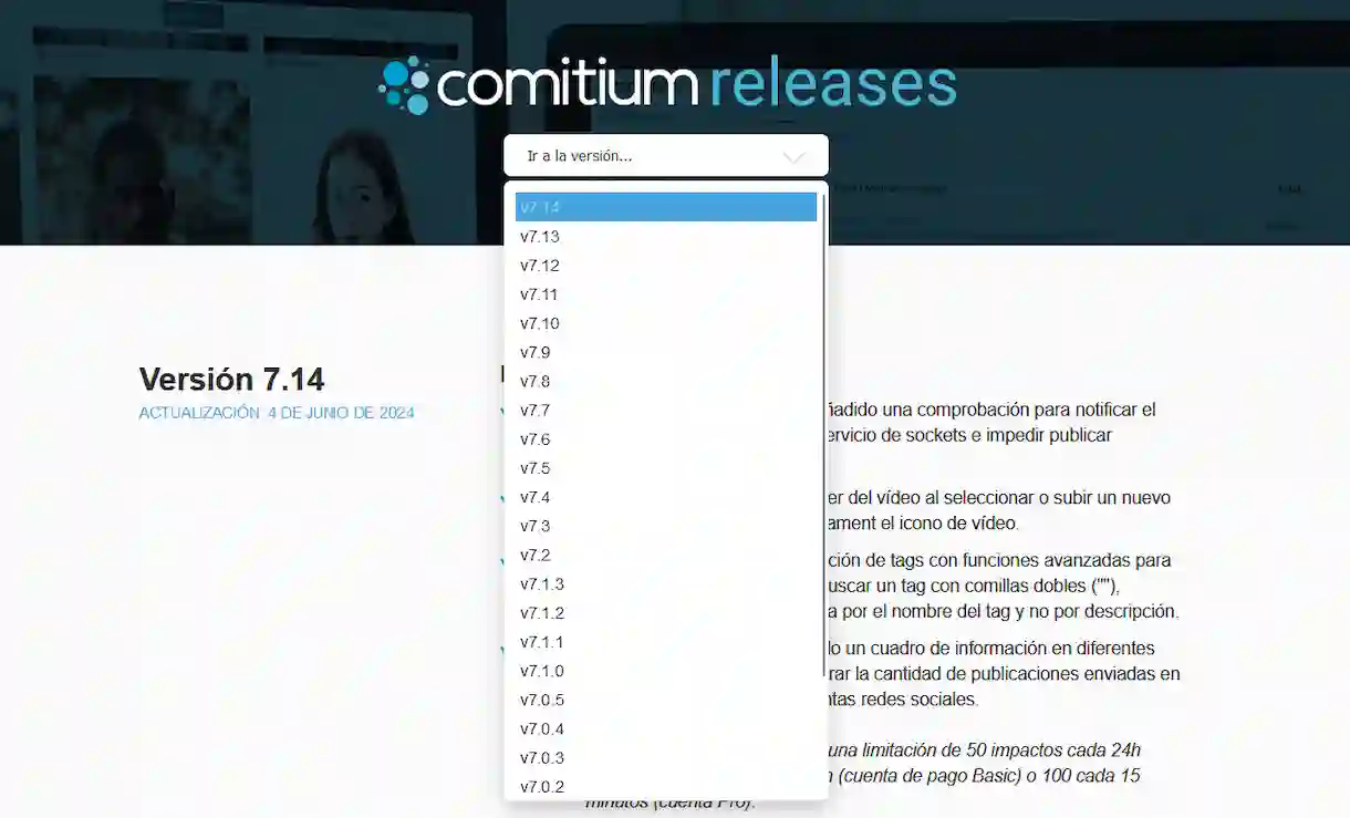 Comitium CMS se actualiza: conoce las novedades de la versión 7.14.4 - CMS MAG
